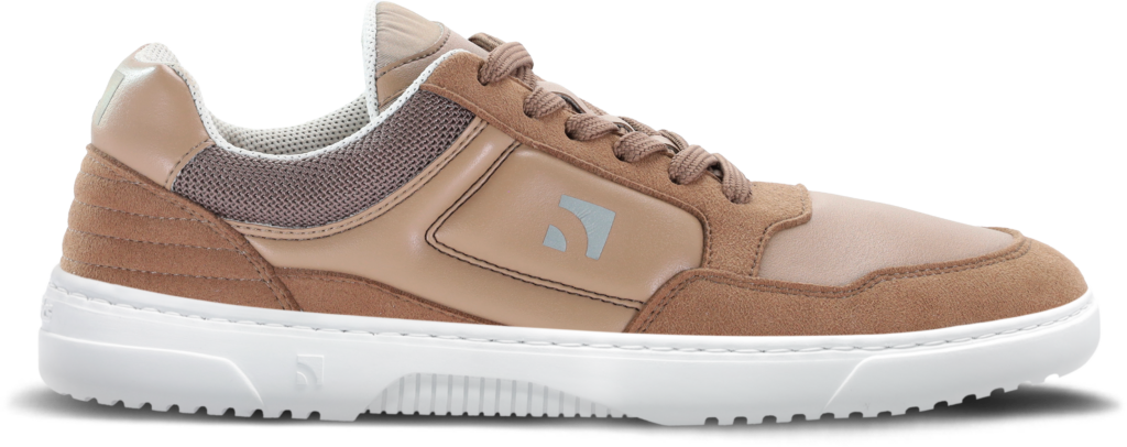 Barefoot Sneakers Barebarics - Axiom - Brown & White | AntKoju.lt
